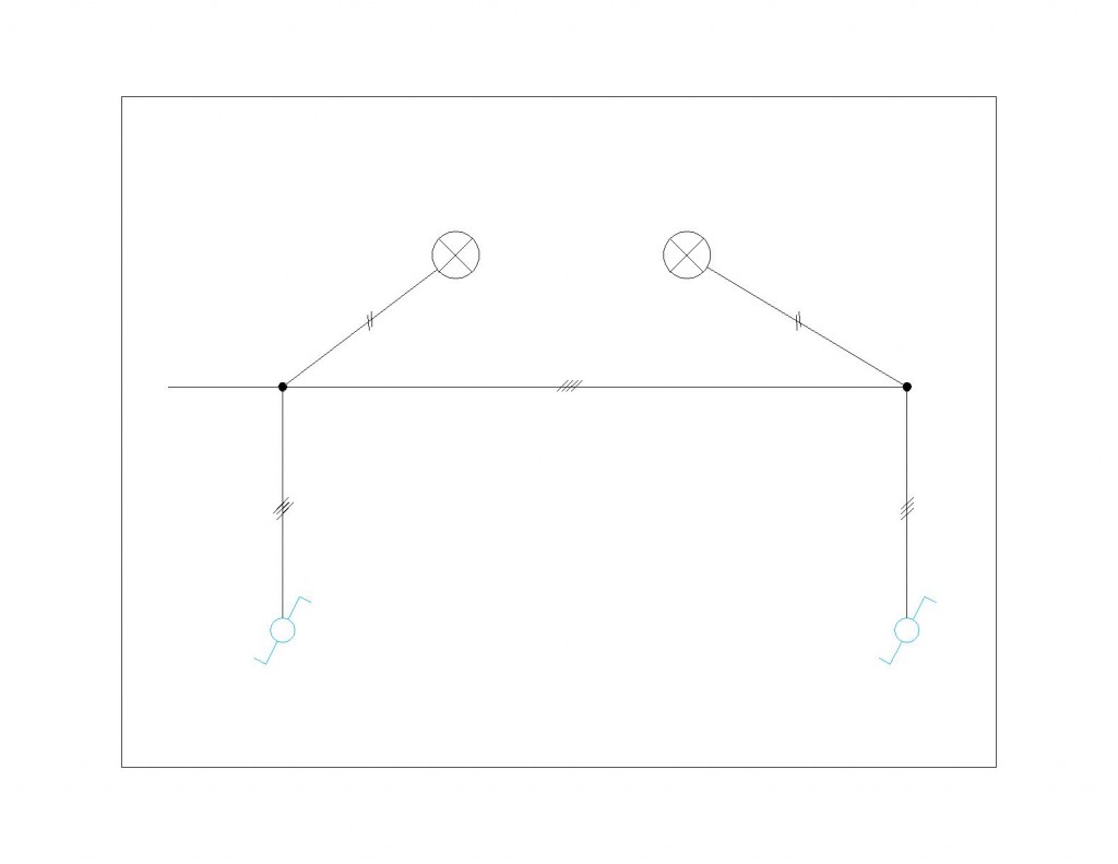 Building of electrical installation for light (2/2) | ELPLAN